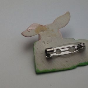 Jewelry | Vintage Cute Baby Pig Piglet On Barrel Pin | Poshmark